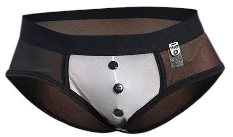 Male Basics MOB Men's Jock Maitre'd Costume Black - Romantic Blessings