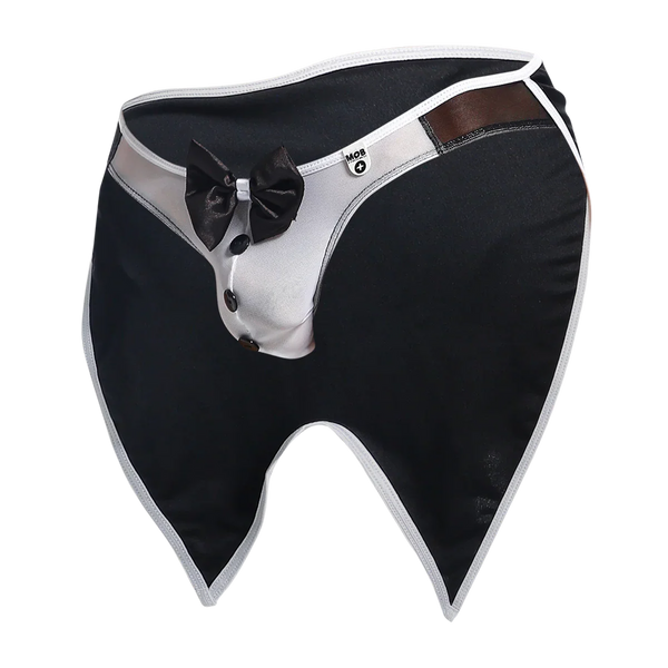 Male Basics MOB Men's Jock Buttler Costume Black - Romantic Blessings