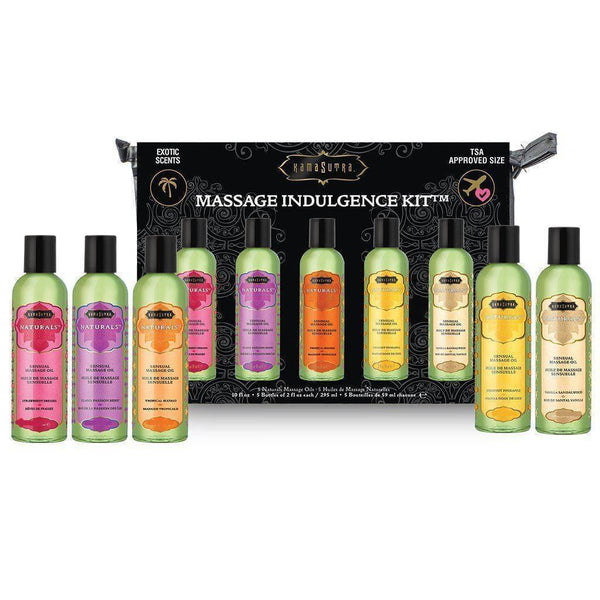 Massage Indulgence Kit Aromatherapy Natural Massage Oils 2 Oz ...